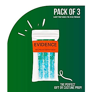 Cool TV Props Breaking Bad Gifts – Blue Rock Candy Prop for Jesse Pinkman, Walter White Costume – TV Show Accessories Pack of 3