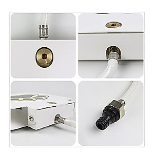 Pet Laugh Updated Version Dog Water Fountain Automatic Dog Waterer Step-on Outdoor Fresh Cold Drinking Water for Dogs, Updated Version NO Leakage at All