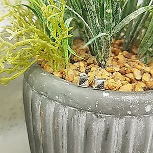 Dazzlingrock Collection 0.10 Carat (ctw) White & Black Round Diamond Micro Pave Setting Kite Shape Stud Earrings 1/10 CT, Sterling Silver