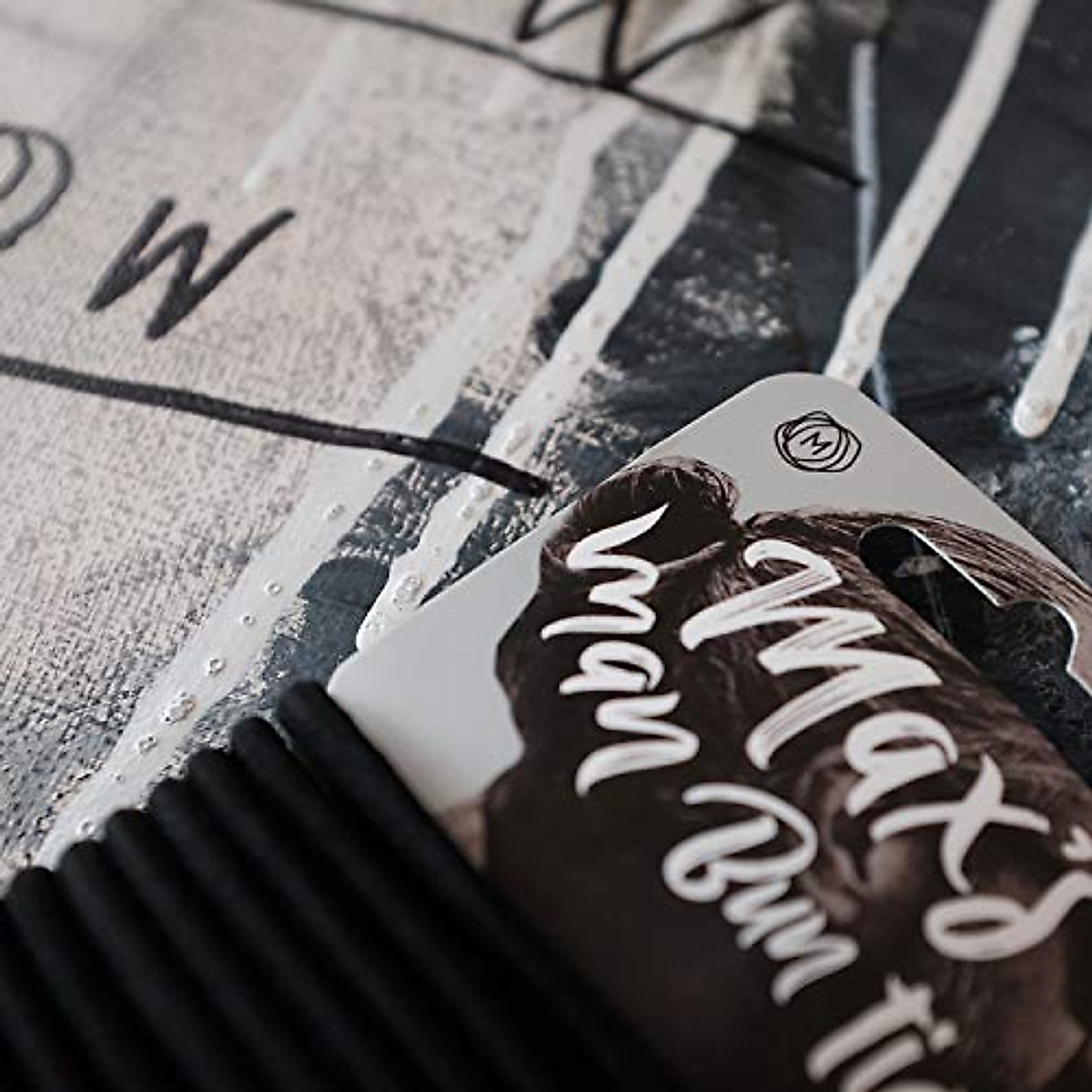 No Tangle, No Damage Soft Hair Elastics, Supports 7-8 Pounds of Hair, Metal Free - 12 Pack 4mm Strong Man Bun hair Ties