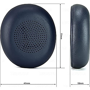 Elite 45h Evolve2 65 Earpads,JOYSOG Replacement Ear Pads Ear Cushions Foam Covers for Jabra Evolve 2 65 MS/UC Elite 45h Headphone (Blue)