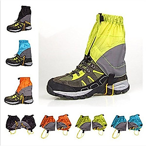 Adjustable Outdoor Waterproof Ankle Walking Gaiters Hiking - 2PCS