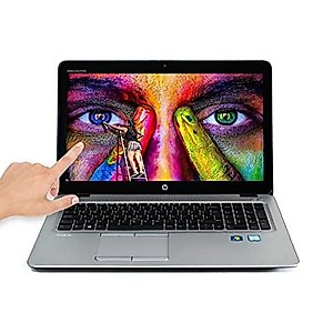 HP Elitebook 850 G3 15.6" FHD Touchscreen Laptop - Intel Core i5-6300U 2.6 GHz - 16GB - 512GB SSD - Webcam - Bluetooth - Windows 10 Pro (Renewed)