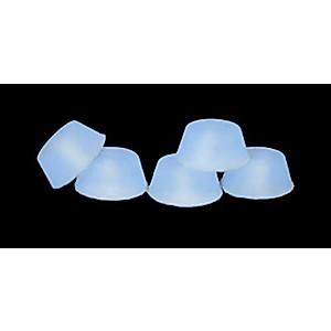 Teak Tuning Bubble Bushings Pro Duro Series in Clear Glow - Loose (61A) - Custom Molded Fingerboard Tuning