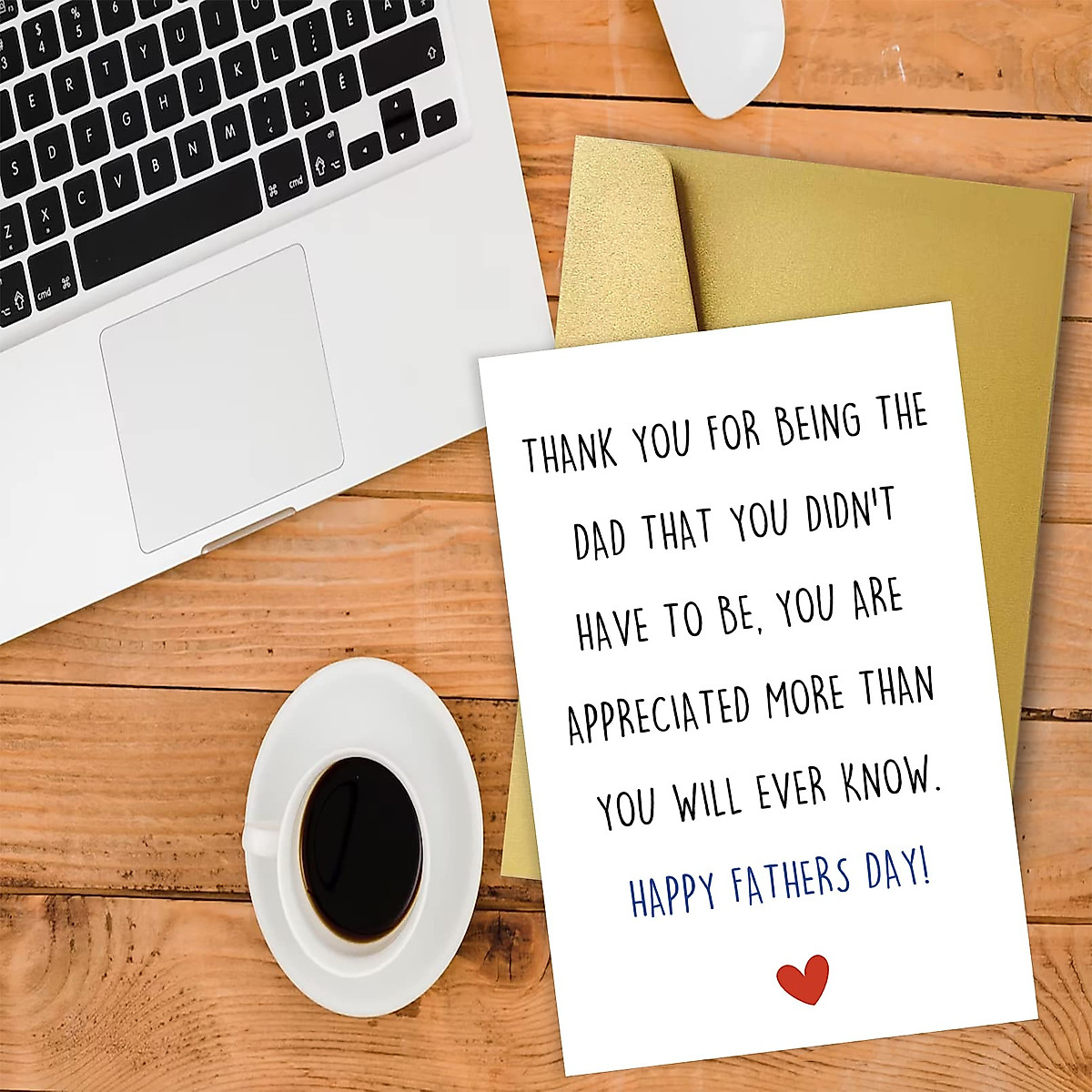 Simple Step Fathers Day Card Gift for Dad, Funny Stepdad Gifts from Stepdaughter Stepson, Humorous Card for Stepfather, Thank You Appreciation Card for Step Dad