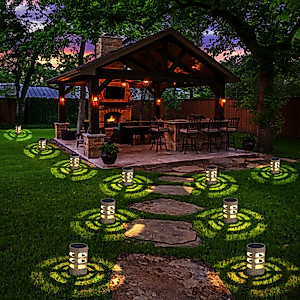DGSCAK Solar Outdoor Lights Garden, Solar Rock Lights Pathway, Solar Deck Lights, Stone Solar Landscape Lights (Warm Color Light), Suitable for terraces, Steps, Gardens, Garden Roads.(1pcs)