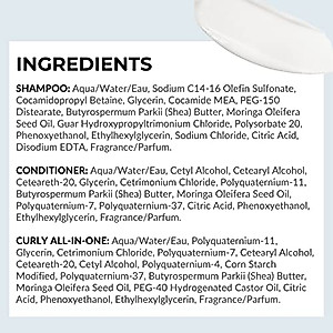 LUS Brands Love Ur Curls for Curly Hair, 3-Step System - Shampoo and Conditioner Set with All-in-One Styler - LUS Curls Hair Products - No Crunch, Nonsticky, Clean - 8.5oz each