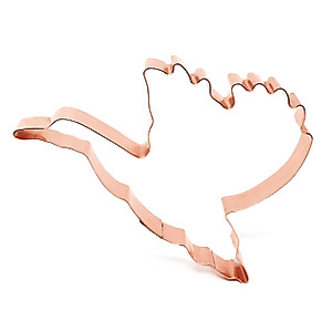 Medium Decoy Duck 5 X 3.5 inch Copper Cookie Cutter
