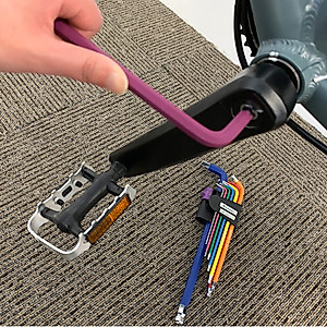 DeeAWai Hex Key Allen Wrench Set, 9 pcs Allen Key Set Tools with Ball End, 1.5mm-10mm, Metric Long Arm Hexagon Wrench, Alloy Steel L-Keys Wrenches for DIY, Bike and Motorcycle Maintenance