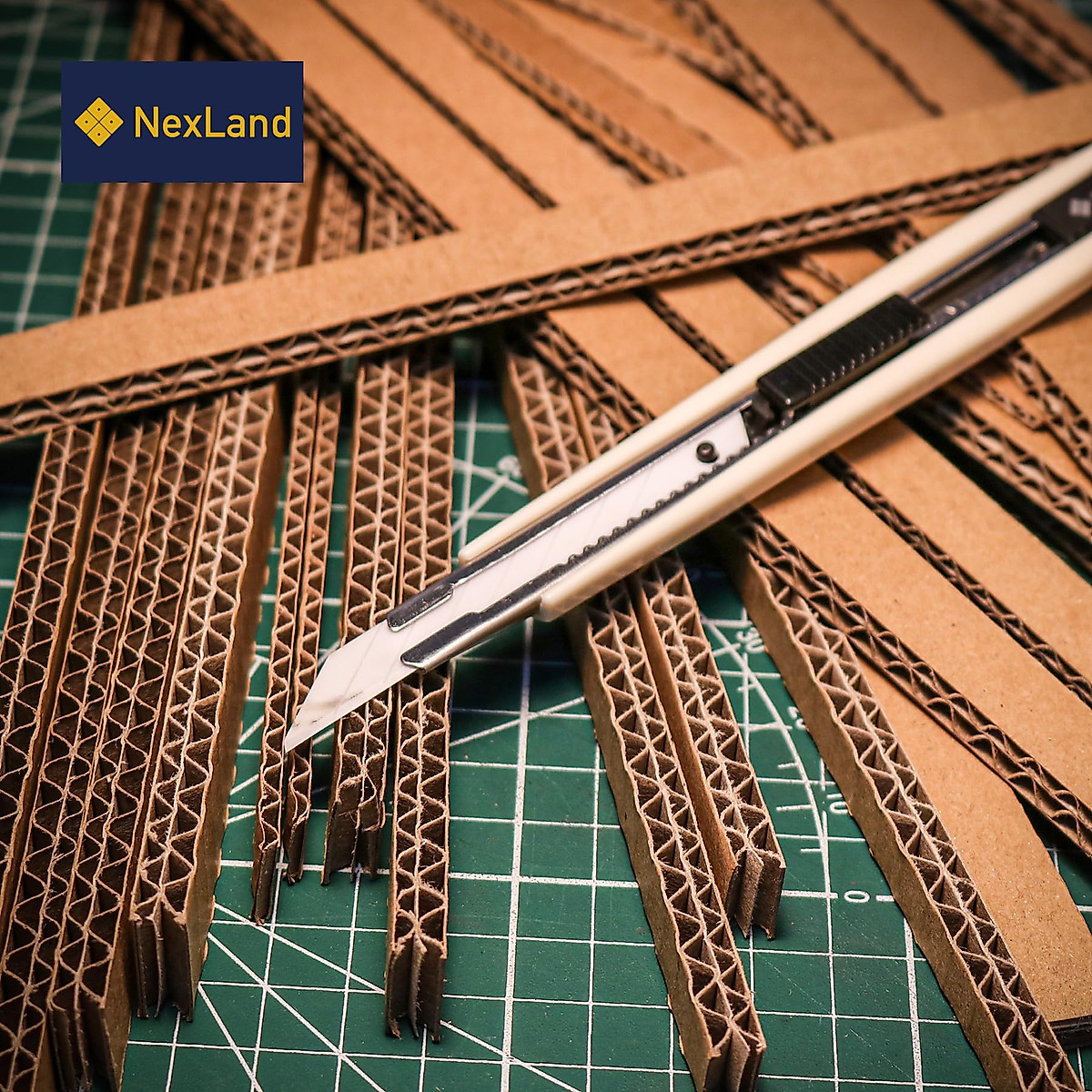 NexLand 2pack S1-P 9mm Utility Knife 30 Degree Tip with G3 Ultra-Sharp Ceramic Blade Snap Off Right Hand