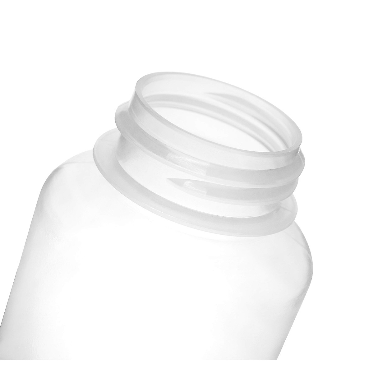 EISCO 6PK Reagent Bottles, 250ml - Wide Mouth with Screw Cap - Polypropylene - Translucent Labs