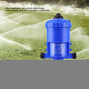 0.2%-2% Adjustable Fertilizer Injector, Automatic Dosing Device Irrigation Injector Chemical Liquid Doser Dispenser Dosatron Injector Powered by Water Dosing Pump for Garden