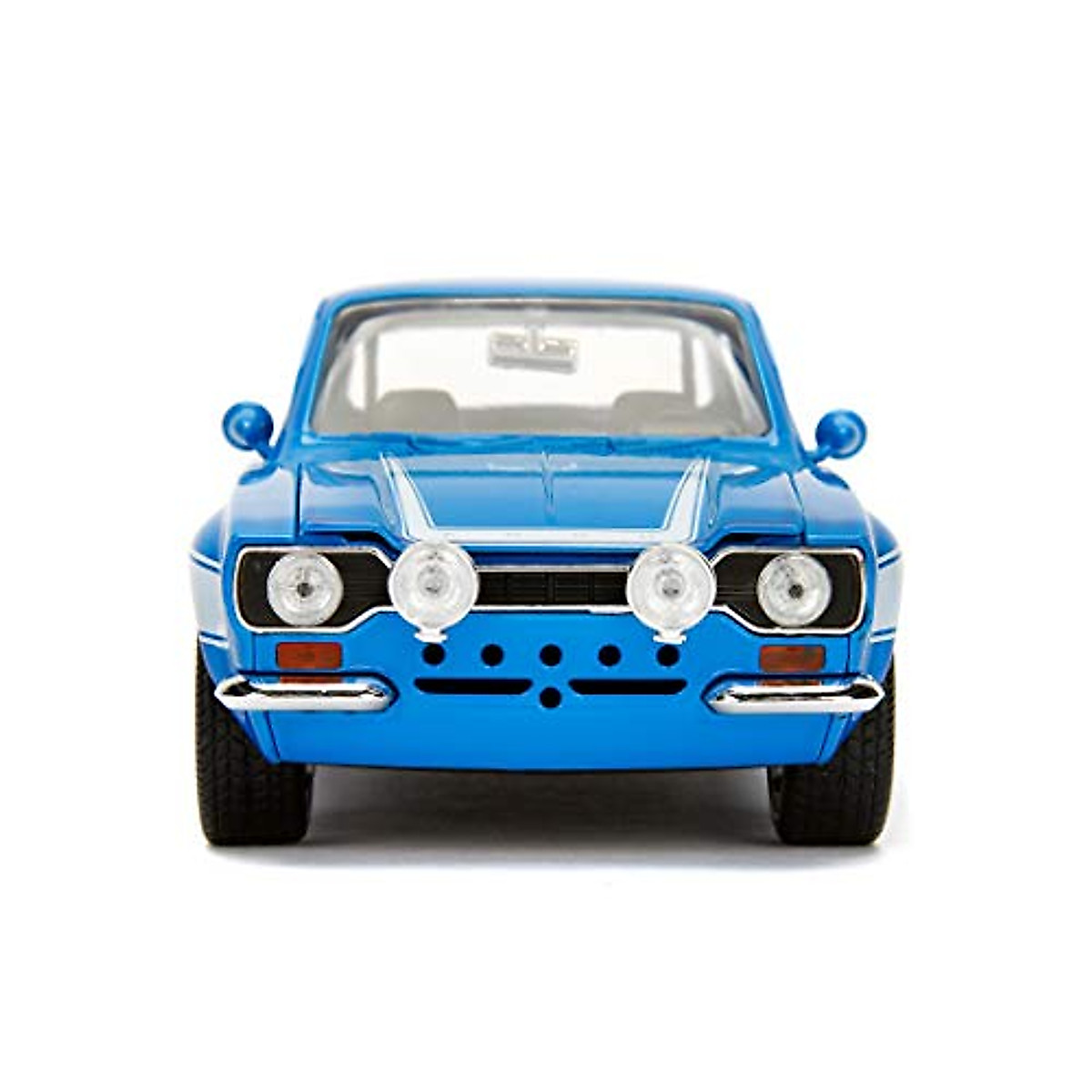 Jada Toys 1:24 Fast & Furious - Brian's Ford Escort RS2000 Mk1, Blue With White Stripes