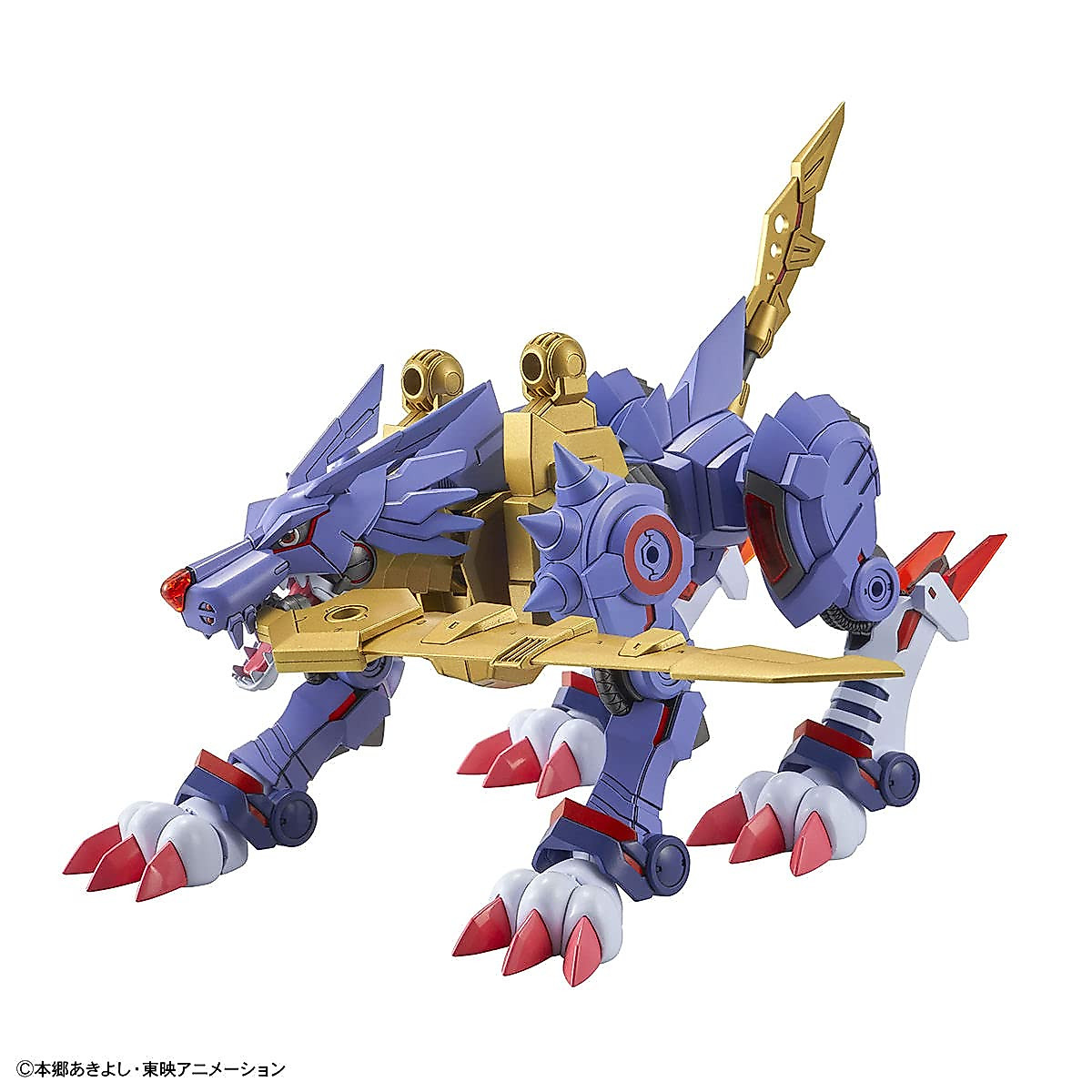 Bandai Hobby - Digimon - Metal Garurumon (Amplified), Bandai Spirits Figure-Rise Standard Model Kit