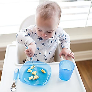 Dr. Brown's Stackable Plate Set for Toddlers and Babies, BPA Free - 3-Pack, 4m+