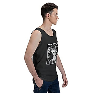 Toilet-Bound Anime Hanako-Kun Men's Tank Tops Tshirt Cool Custom Sleeveless Shirts Black 3X-Large