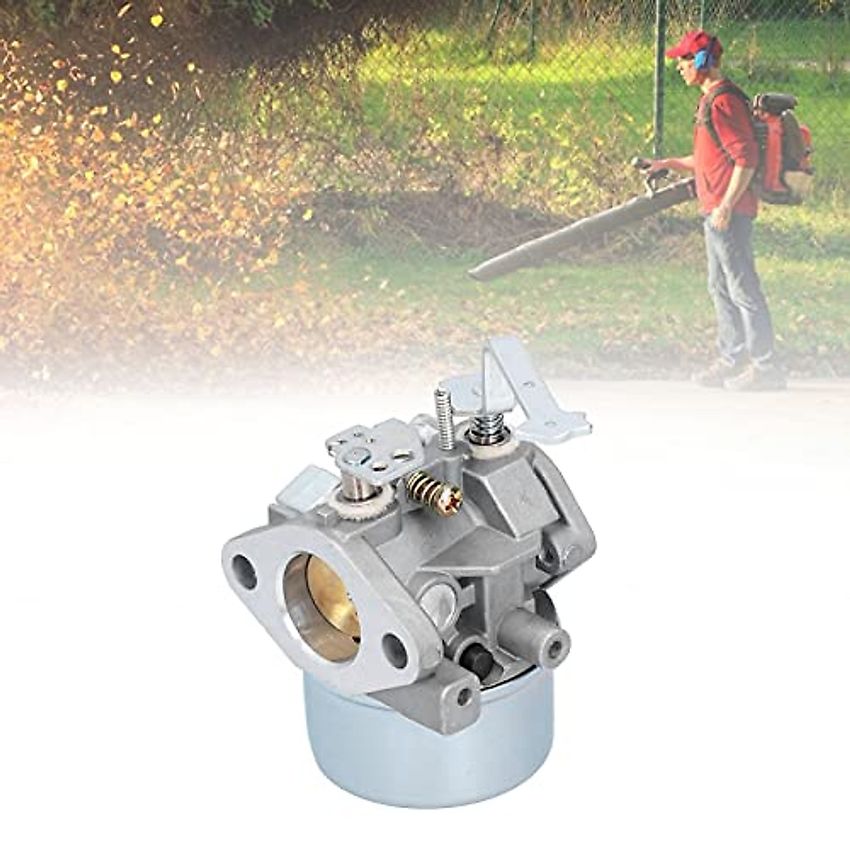 01 Lawn Mower Carburetor, Easy Installation Aluminum Carburetor 640152 Reliable for Garden