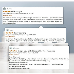 Blanc Doux Oligo Hyaluronic Acid Serum - Deeply Intense Hydrating Daily Oil-Free Essence Ampoule VEGAN Face Moisturizer Dry Sensitive Acne-Prone Skin Anti-Wrinkle Age-Defying