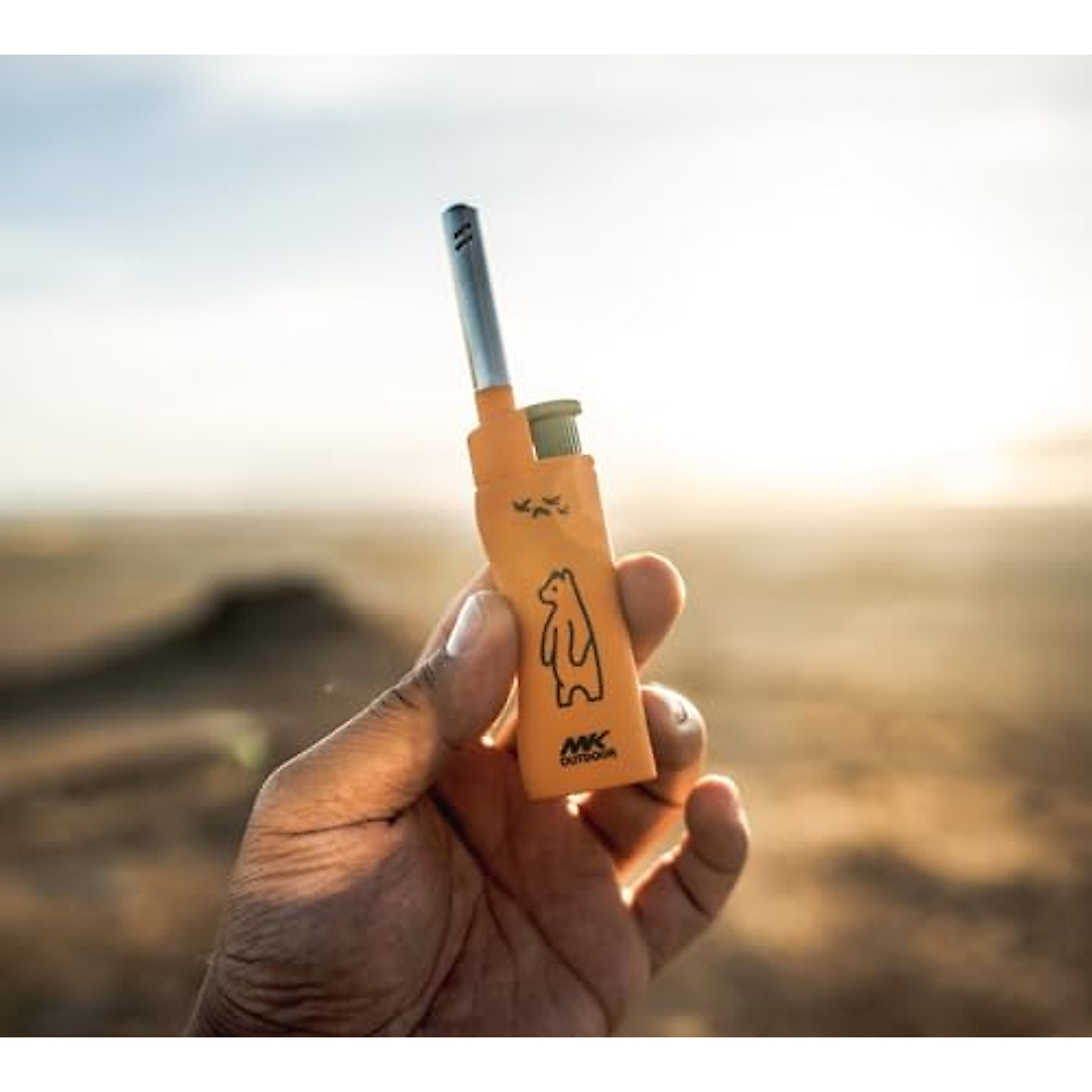 MK Lighter 5pcs. Outdoor Series Candle Lighters, Windproof Torch Flame, Ideal Lighters for Candles, BBQ Grills, Camping Lighters, Outdoor Activities, Refillable Butane, Multipurpose Lighters