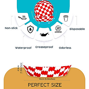 EaZy MealZ 100 Piece Air Fryer Paper Liners, Disposable, Airfryer Oven Insert Parchment Sheets, Grease and Water Proof, Non-Stick, Parchment Baking Paper for Baking Roasting Microwave