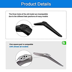 (Upgraded Version) Base Stand TV Legs for TCL Smart Tv - 32in 40in 43in 48in 49in 50in 55in 60in 32S305 32S301 32S303 32S4610R 32S3850 32S3850A 32S3850B 32S3850P 32FS4610R with Screws(32-55in, Black)