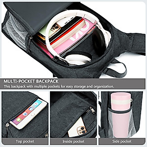 Esup 15L Lightweight Hiking Backpack Foldable Small Travel Backpack Packable Camping Backpack for Women Men (Dark Gray)