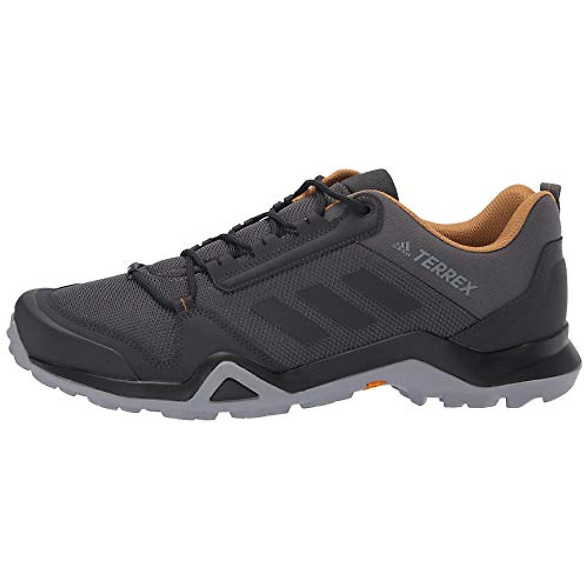 adidas mens Terrex Ax3 Hiking Shoe, Grey/Black/Mesa, 11.5 US