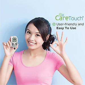 Care Touch Blood Glucose Test Strips for Diabetes I For Use with Care Touch Blood Sugar Monitor - 1 Box of 50 Diabetic Test Strips, 50 Count (Pack of 1)