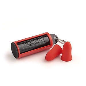 Alpine Plug&Go Disposable Foam Ear Plugs – Sleeping/Study/Work earplugs - Reduce Snoring and Improve Sleep - Free Key case - Anti-Irritation Coating and Universal fit