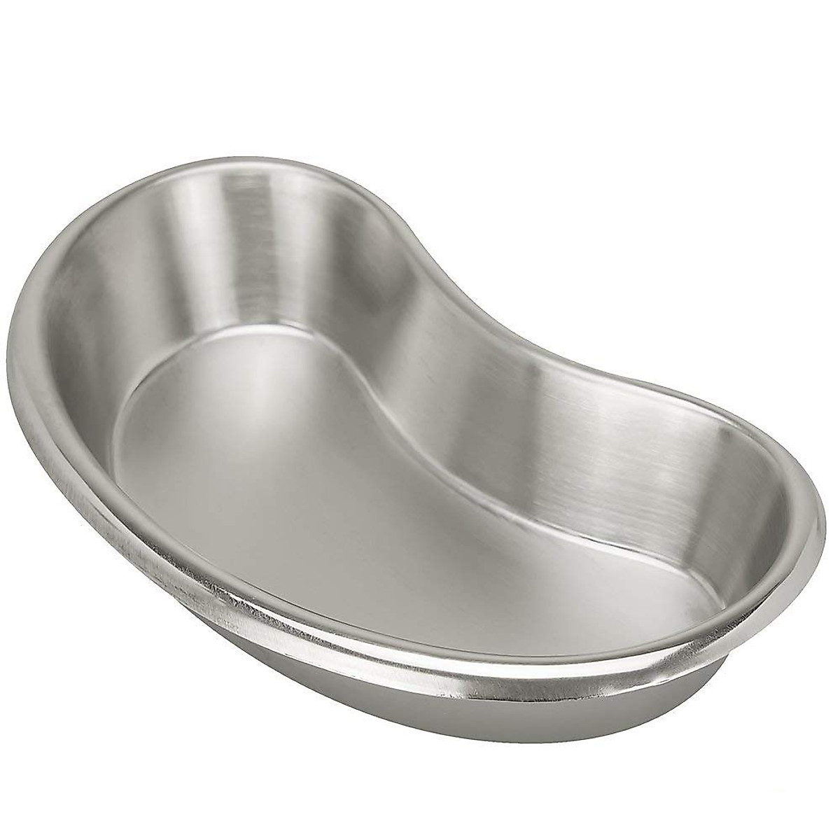 Bosky Stainless Steel Medium Kidney Tray 8" inch Basin Finest Emesis Bowl SS 304 Round Edges Surgical Utility 500 cc