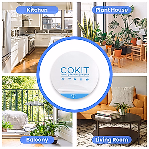 COKIT 12-Pack Glue Pads for Flying Insect Traps, Sticky Glue Boards Refill for Gnats, Mosquitoes, and Fruit Fly Catchers, Indoor Replacement Cards (4.0 Inches)