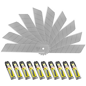 50-Pack 25MM Utility Knife Blades, Snap off Knife Blades for Retractable Box Cutters and Knife , SK5 Blades in Bulk Pack. 10pc ×5c