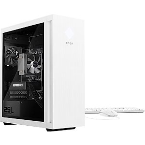 HP OMEN 25L Gaming & Entertainment Desktop PC (AMD Ryzen 5 5600G 6-Core, 16GB RAM, 512GB PCIe SSD + 1TB HDD (3.5), GeForce GTX 1660 Super, WiFi, Bluetooth, HDMI, Win 11 Home) Refurbished (Renewed)