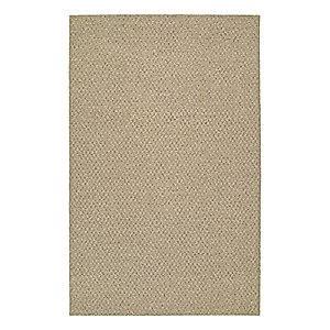 Garland Rug Town Square Beige Tan 9' x 12' Non Slip Area Rug for Living Rooms & Hallways, Stylish & Durable for High-Traffic Areas