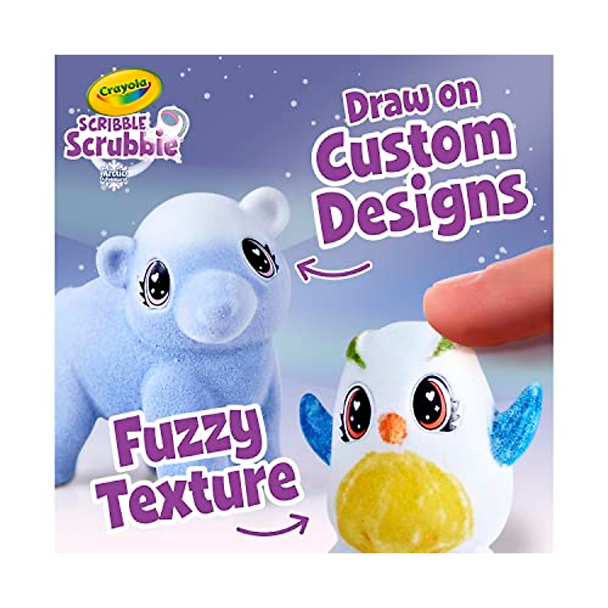 Crayola Scribble Scrubbie Pets Arctic Snow Explorer, Color & Wash Creative Toy, Gift for Kids, Age 3, 4, 5, 6