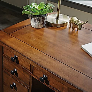 Tahoe Aged Maple Executive Pedestal Desk by Home Styles, 5412-18