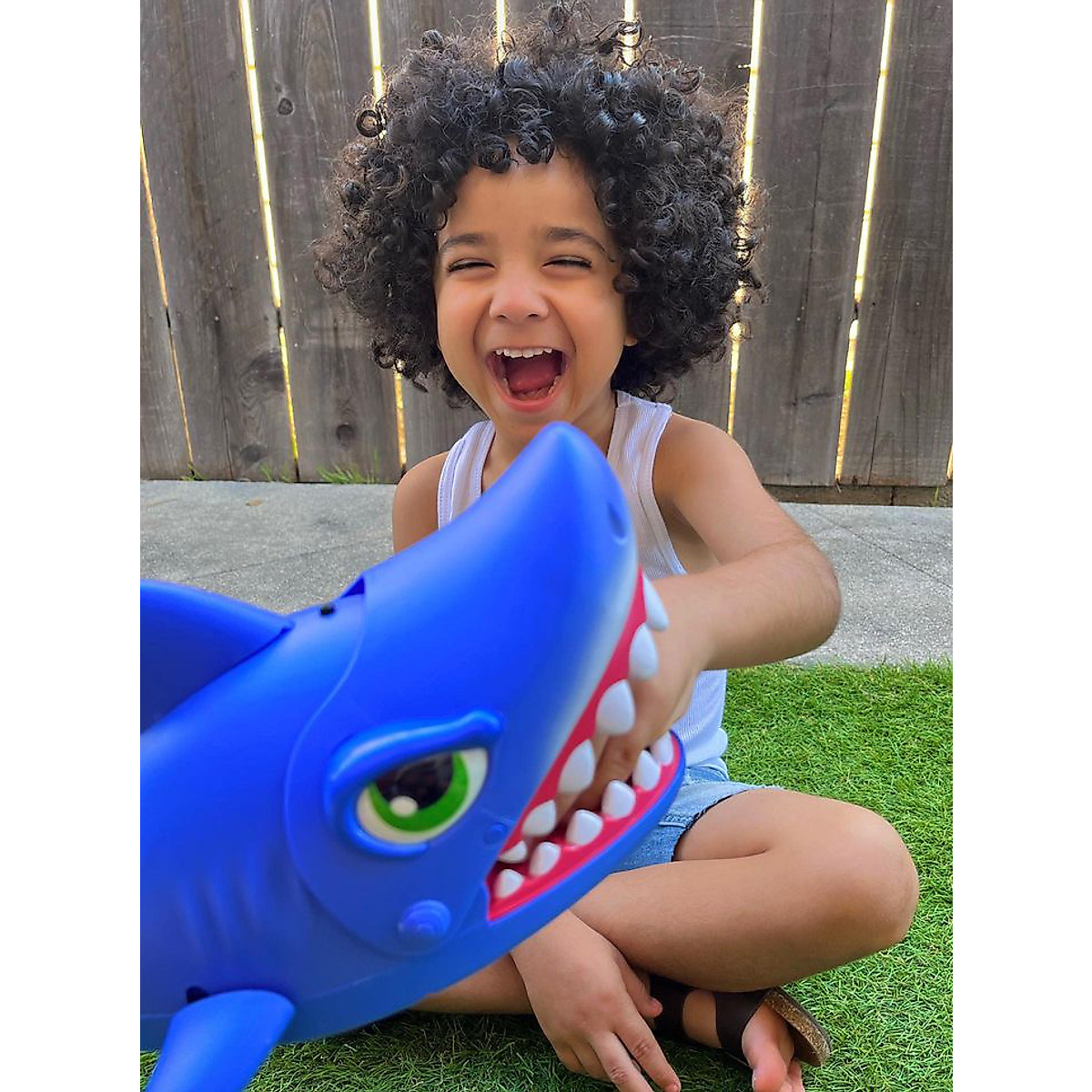 KIDDITOY Remote Control Shark Toy for Kids 3+ - Rechargeable RC Shark Robot with Realistic Biting Action, Interactive Gifts for Boys Ages 3-12, Stocking Stuffers, Birthday Gifts