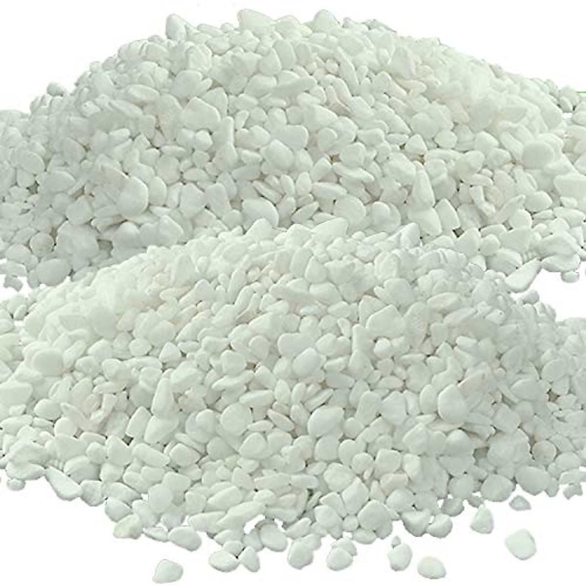 JZMYXA Aquarium Decorative Sands White Gravel Pebbles Fit for Aquariums Terrarium Garden Flowerpot Glassware Vases Decoration,2 Lbs