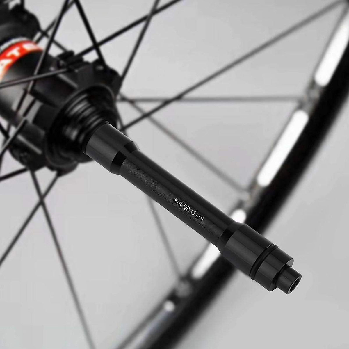 Dilwe VGEBY1 Hub Adapter, Firm Road Bike Wheel Fork Axle for 15mm Thru Axle Hub to 9mm Shaft