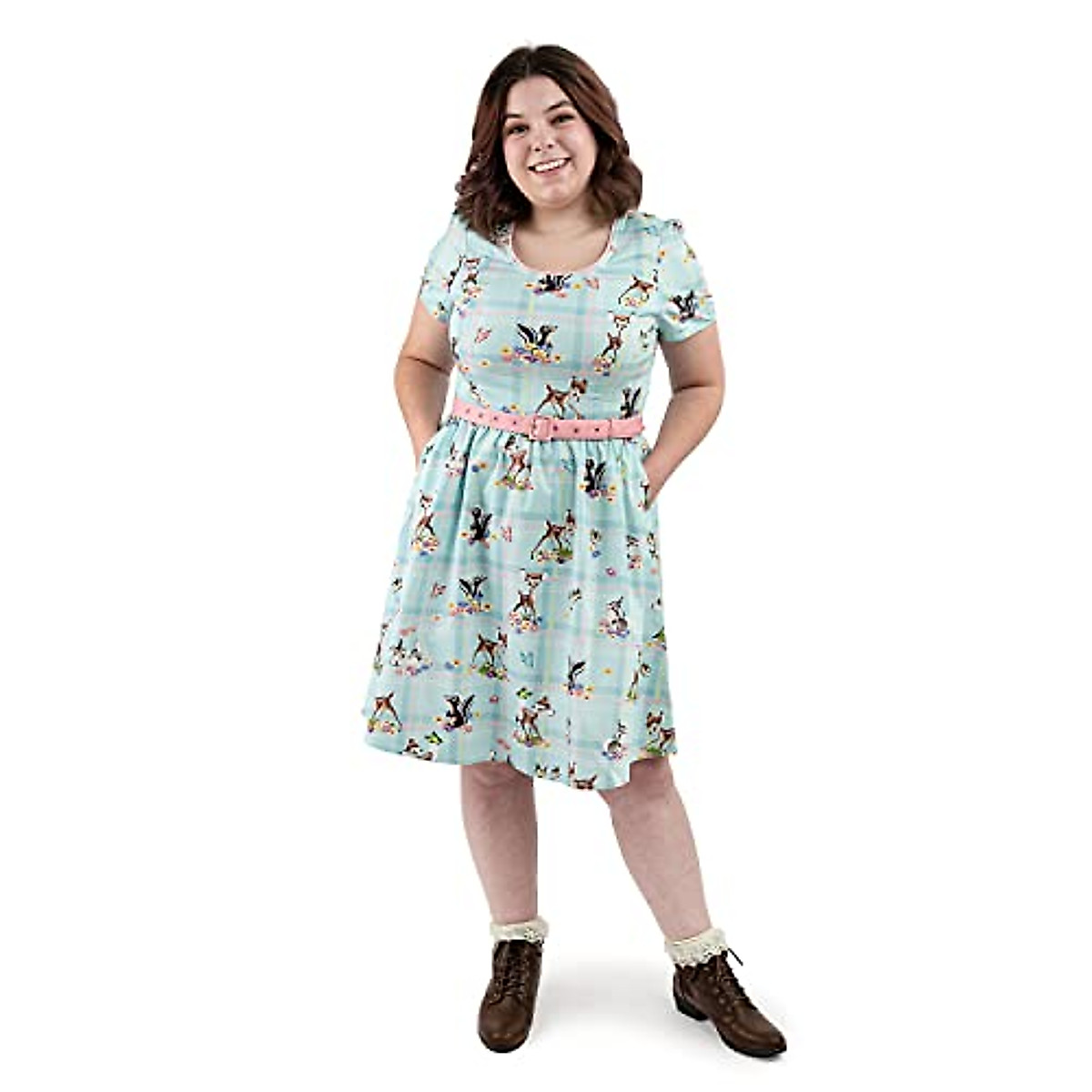 Stitch Shoppe by Loungefly Stitch Shoppe Bambi Plaid Olivia Dress