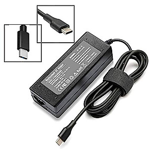 Shareway 45W Type C USB C Replacement AC Adapter Charger Compatible with HP/Dell/Samsung/Acer/Sony/Toshiba Laptops Smart Phones Type-C Notebook Type-C Tablets Google Pixel
