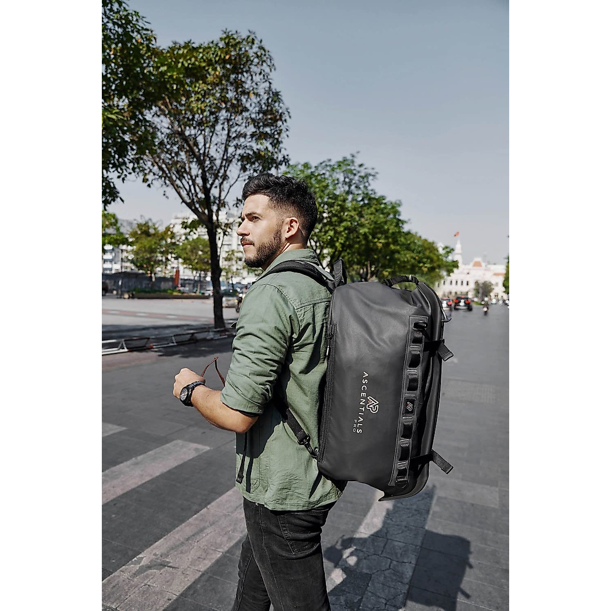 AP Ascentials Pro Vipr, Premium Backpack for Men, Travel Bag, 36L Duffel Bag, 17’’ Laptop Backpack, Convertible Backpack, Duffel Bag for Men, Backpack for school