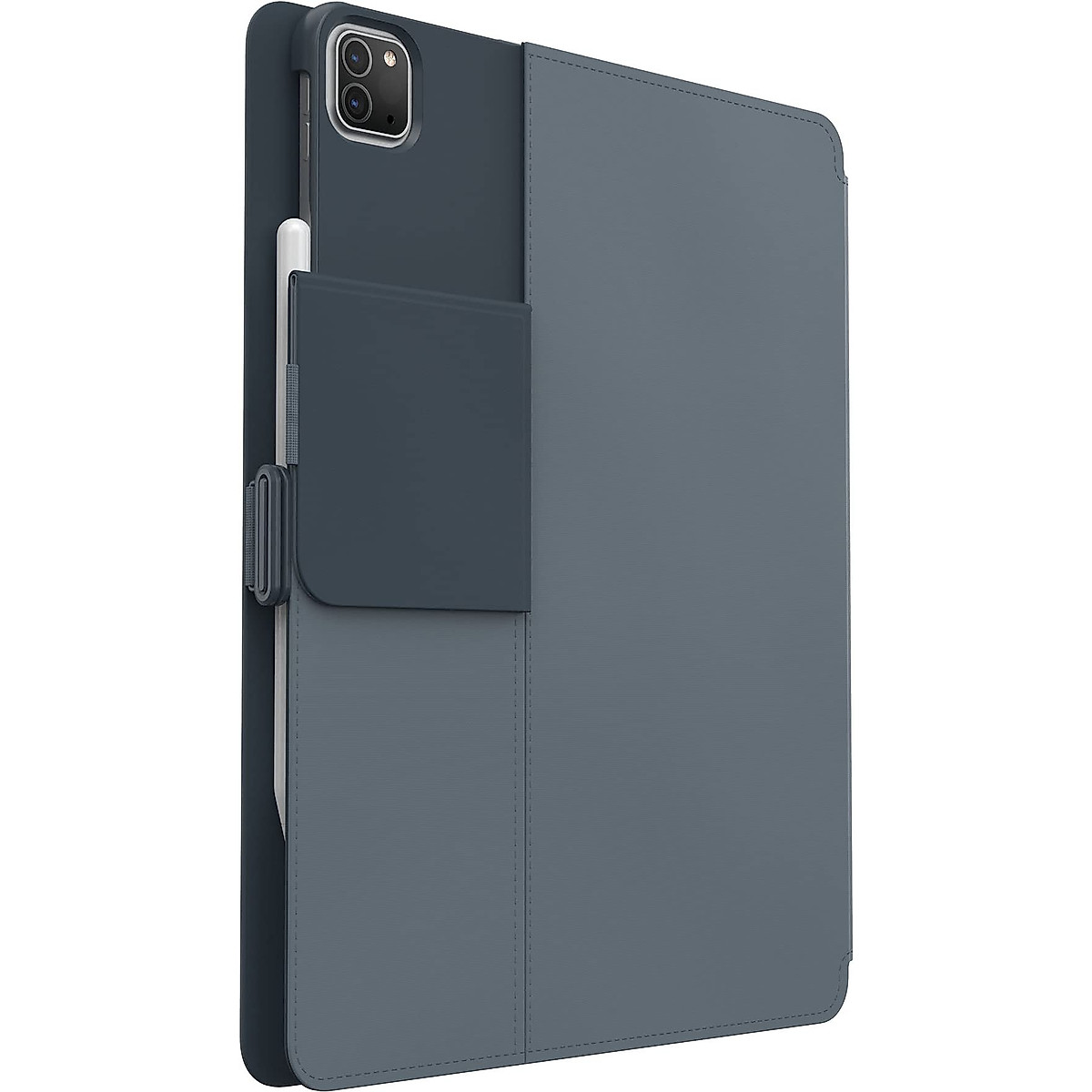 Speck Products BalanceFolio iPad Pro 12.9” (3rd, 4th, 5th Generation) Case, Stormy Grey/Charcoal Grey, 1 Count