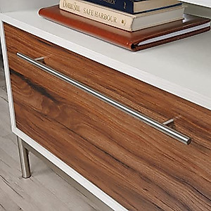 Sauder Vista Key Lateral File Pedestal, L: 30.00" x H: 18.54" x W: 30.08", Pearl White Finish