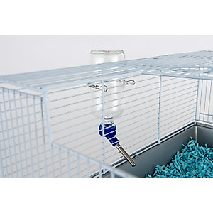 Lixit Glass Water Bottles for Rabbits, Ferrets, Small Birds, Guinea Pigs, Rats, Hamsters and Other Pets (8oz)