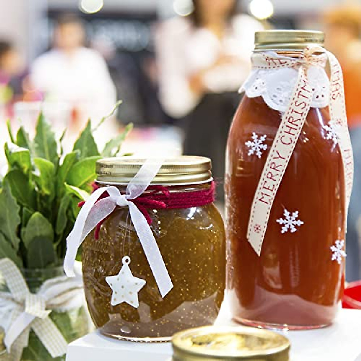 Bormioli Rocco 6164207 Metal Cap Jar, Glas 0.70 Liter, Transparent