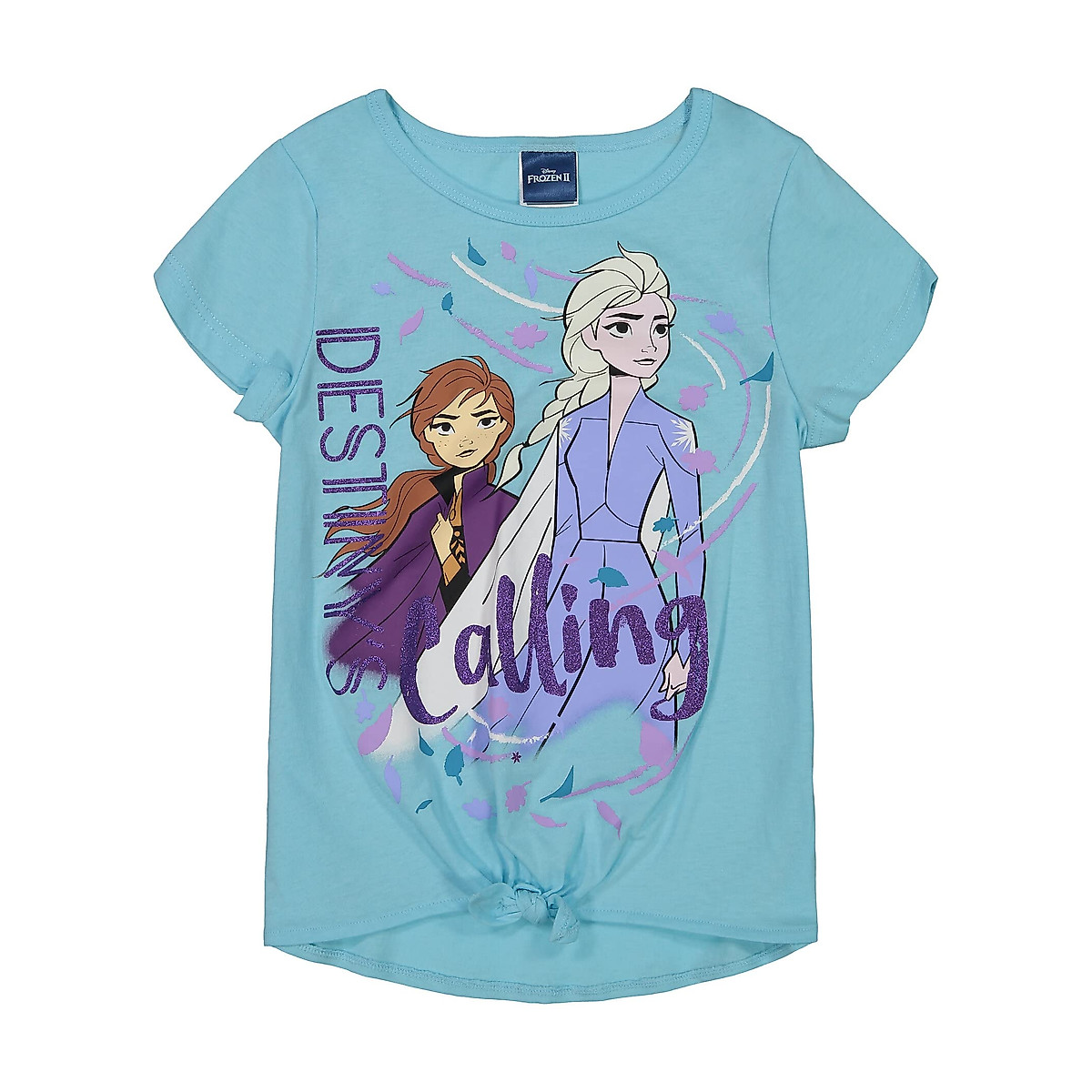 Disney Frozen Elsa Princess Anna Infant Baby Girls Graphic T-Shirts Capri Leggings and Shorts 4 Piece Outfit 18 Months