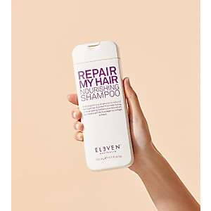 ELEVEN AUSTRALIA Repair My Hair Nourishing Shampoo Rebuild Damaged Hair & Protect From Heat Styling - 10.1 Fl Oz