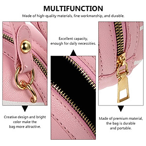 VALICLUD Crossbody Bag Round Basketball Shaped Handbag Novelty Purse Circle Shoulder Bag for Women