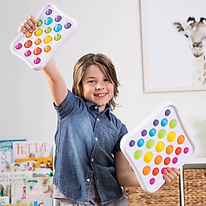 Fat Brain Toys Dimpl Pops Deluxe - The Ultimate Popping Experience, Kids & Adults